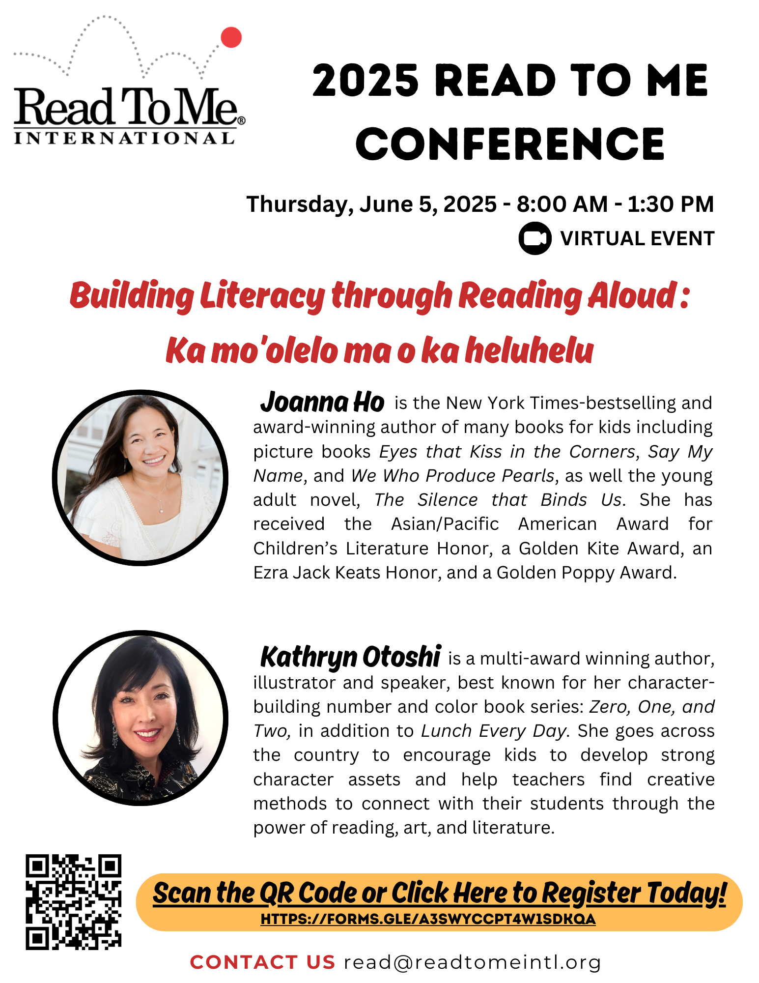 2025 Read To Me Virtual Conference - Read To Me