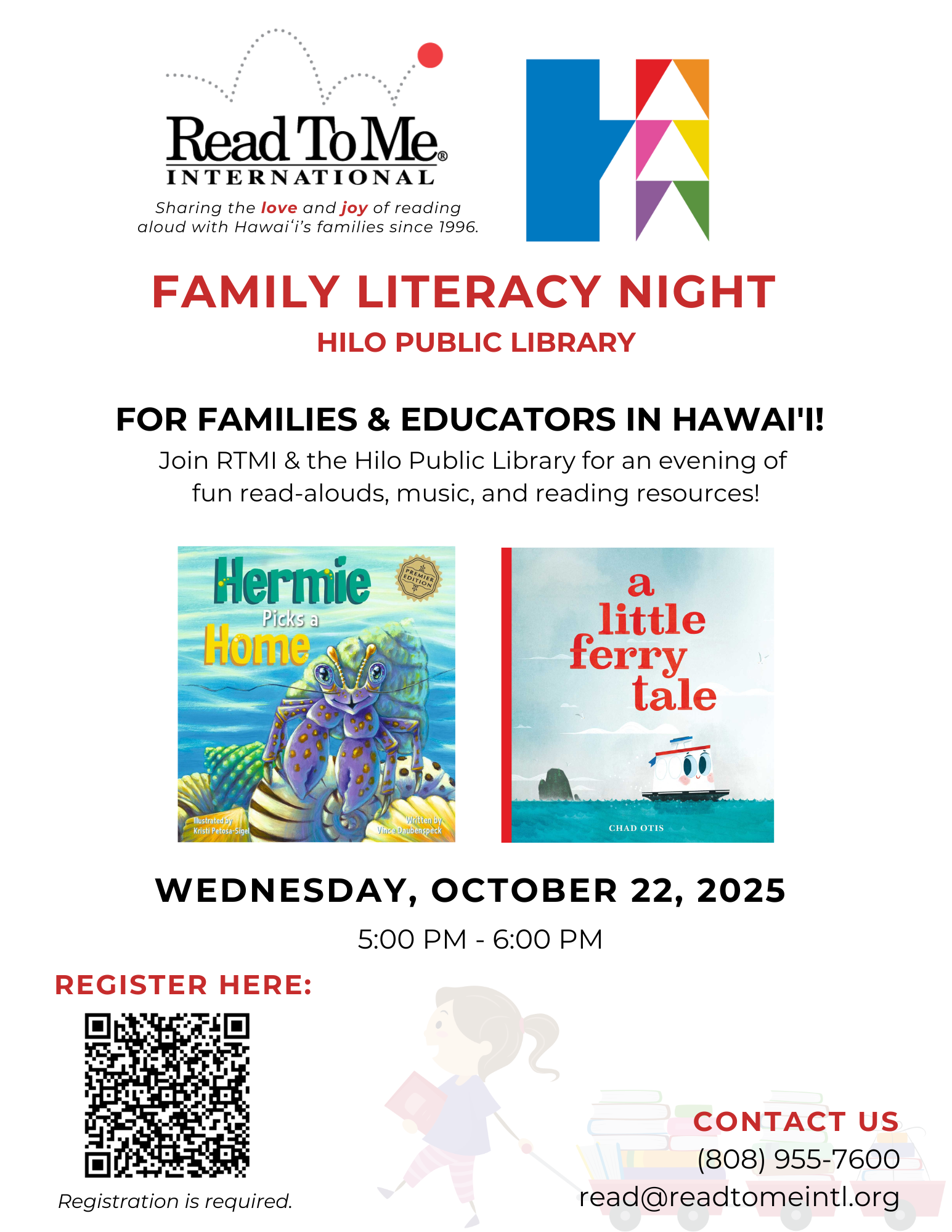 2025.10.22 RTMI & Hilo Public Library Family Literacy Night ...